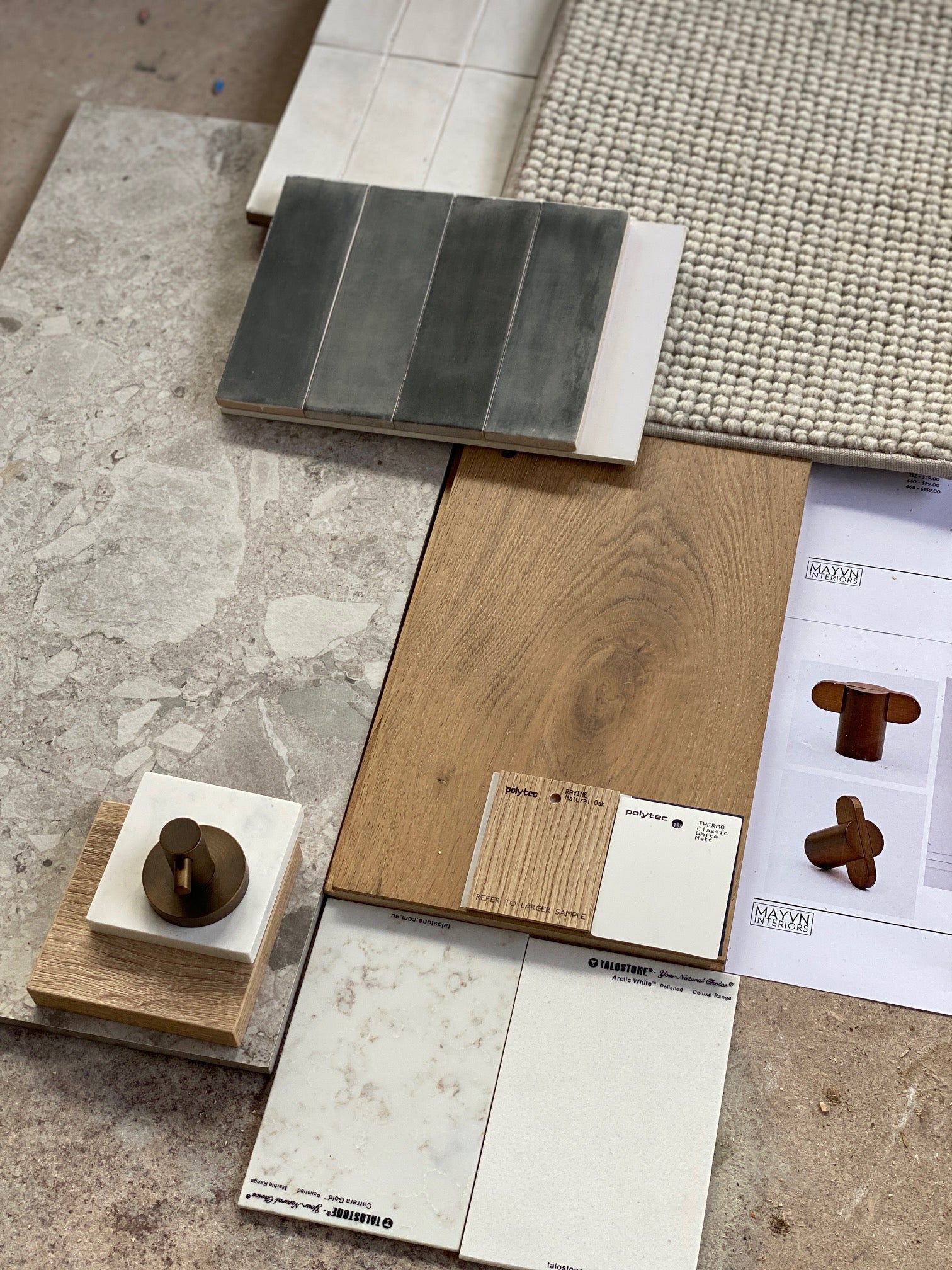 FIXTURE AND FINISHES SCHEDULE – Mayvn Interiors